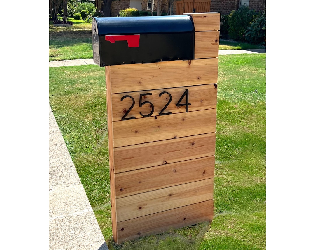 Modern Mailbox Base No. 720 - Etsy
