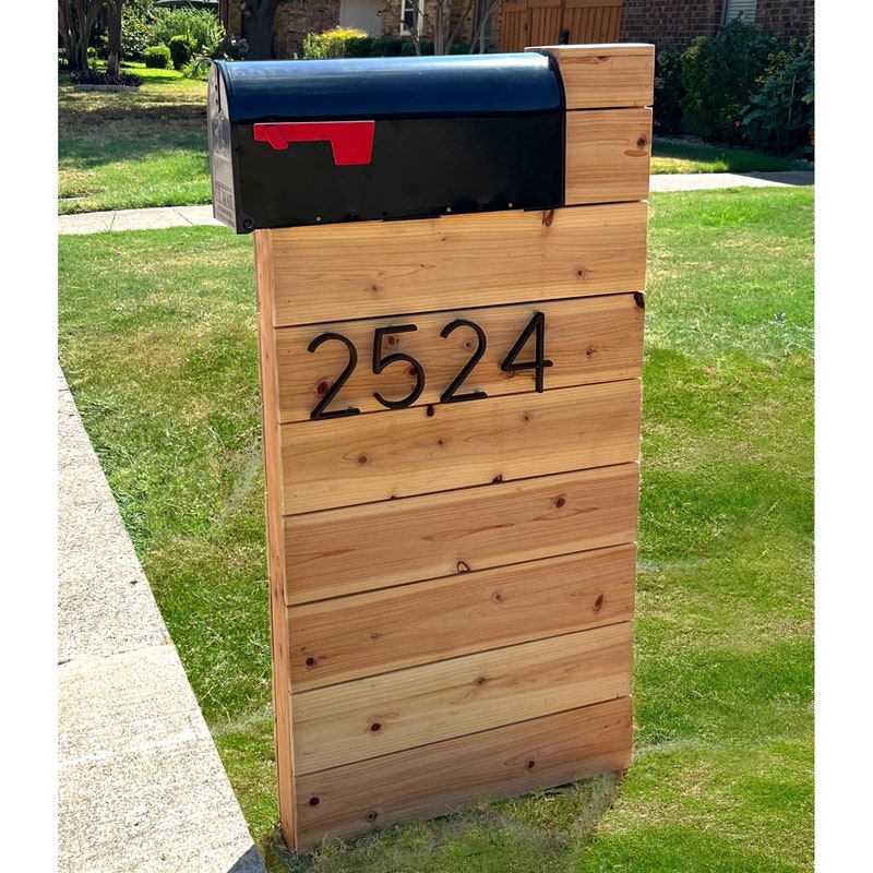 Wood Mailbox - Etsy