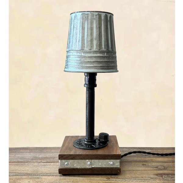 Galvanized End Table - Etsy