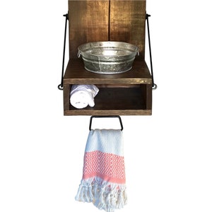 Farmhouse Shaving Mirror Shelf No. 901 - Shaving Table Shelf- Shaving ...