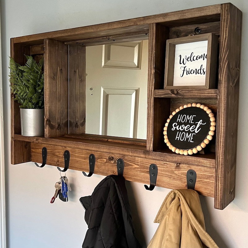 Mirror Coat Rack - Etsy