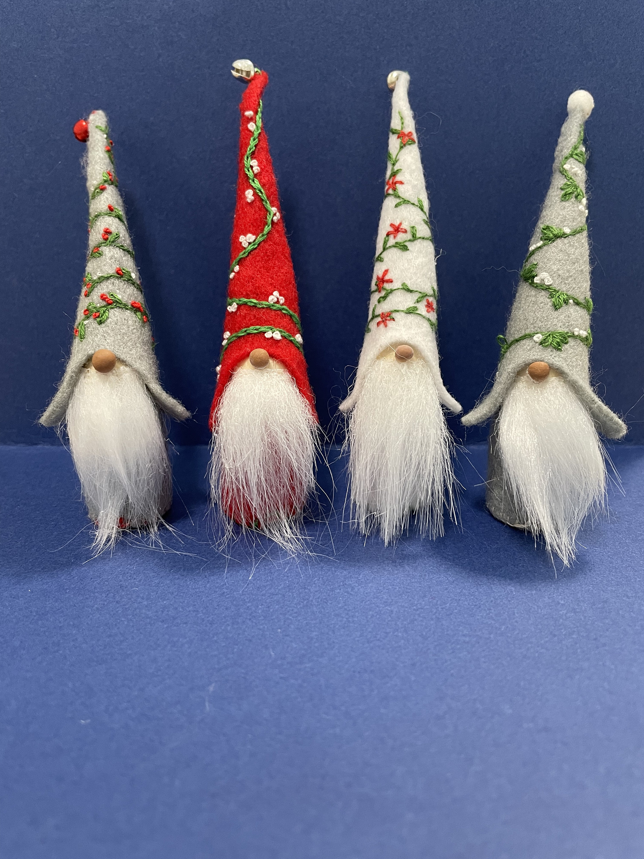 Christmas Peg Doll Gnome. Christmas Gonk. Hand Embroidered Handmade ...
