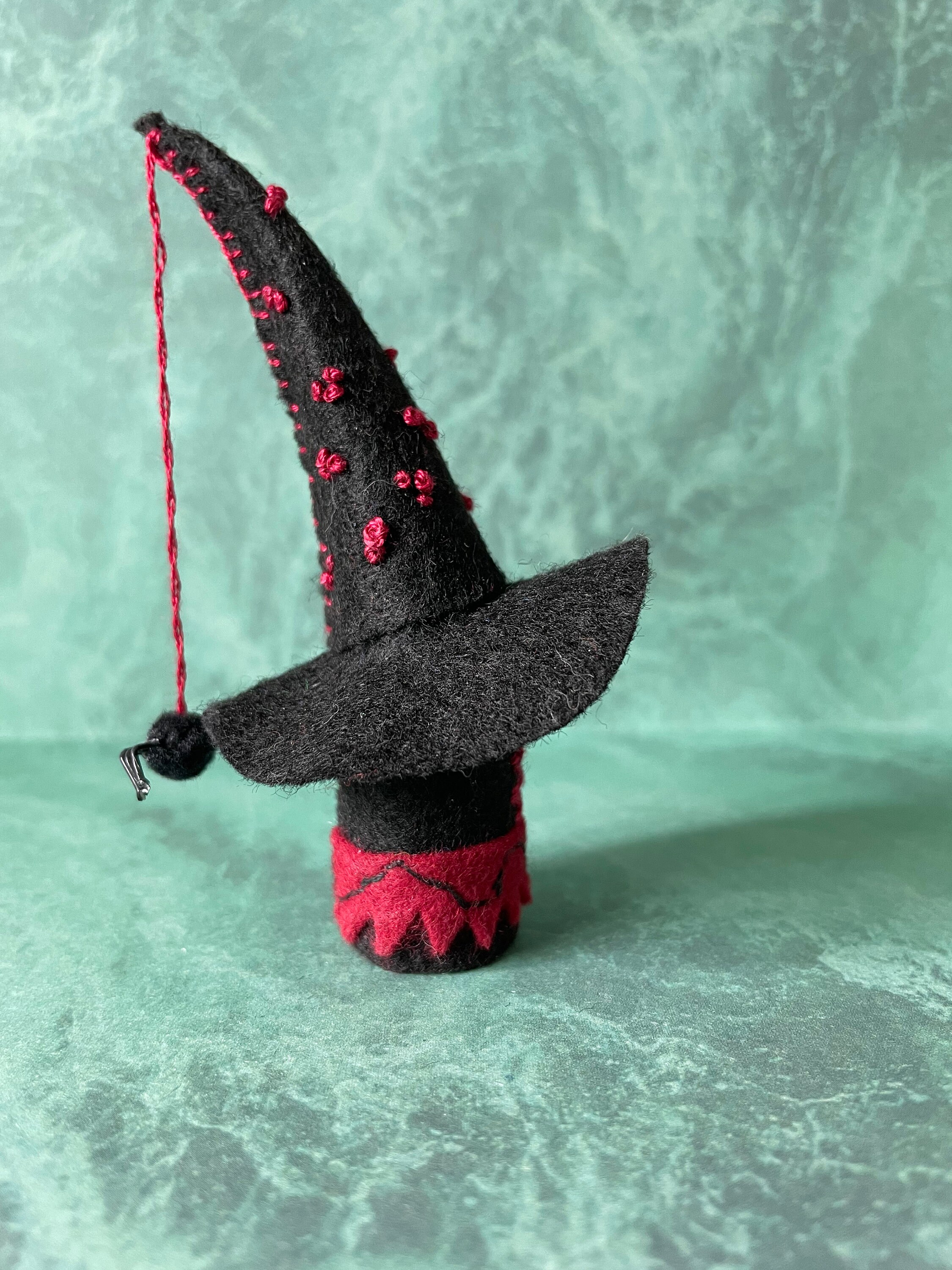 Peg Doll Witches Made With Felt and Hand Embroidered. - Etsy
