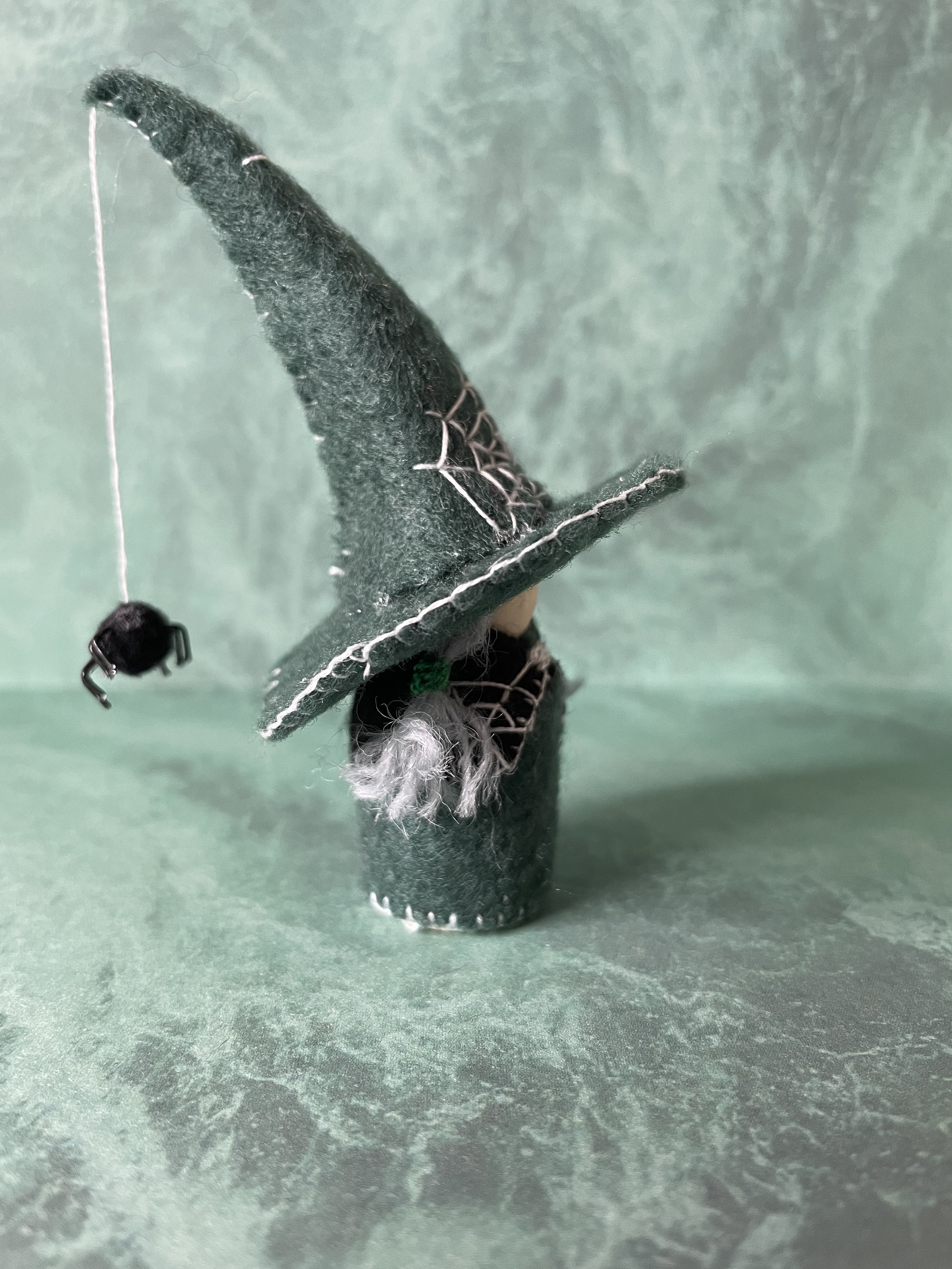 Peg Doll Witches Made With Felt and Hand Embroidered. - Etsy