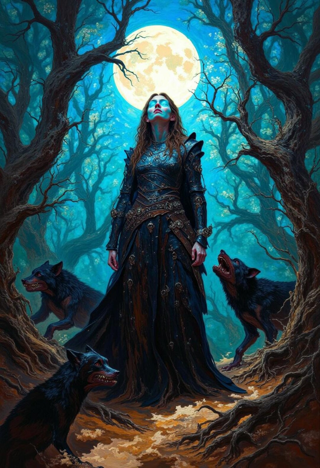 Witch and Wolves - Etsy