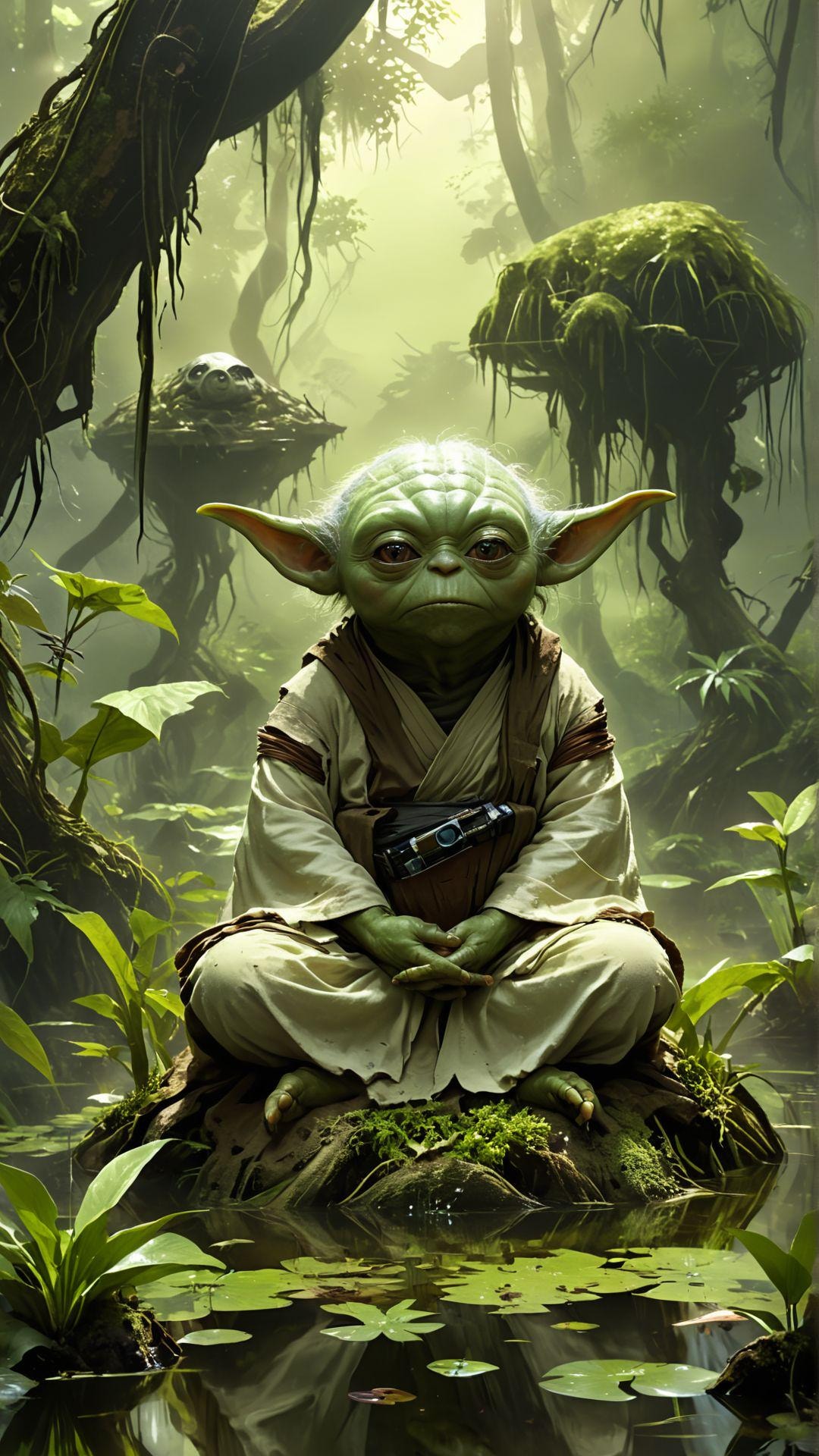 Yoda in Meditation - Etsy