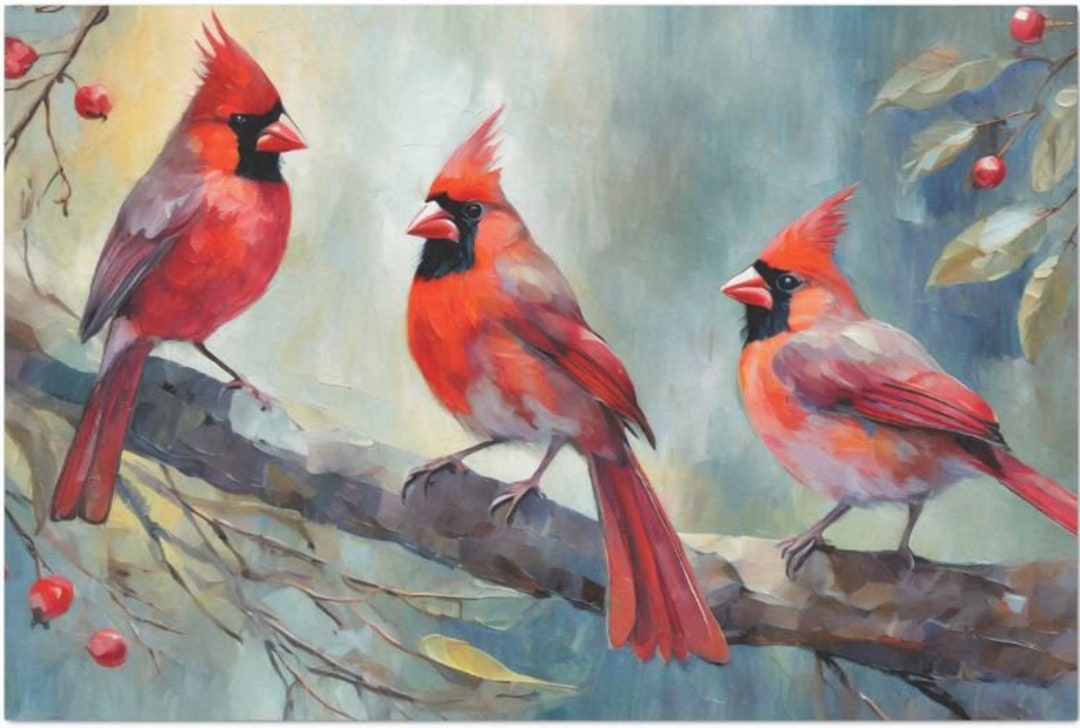 Carolina Cardinals Large Decoupage Tissue Paper 20"x30" - Etsy
