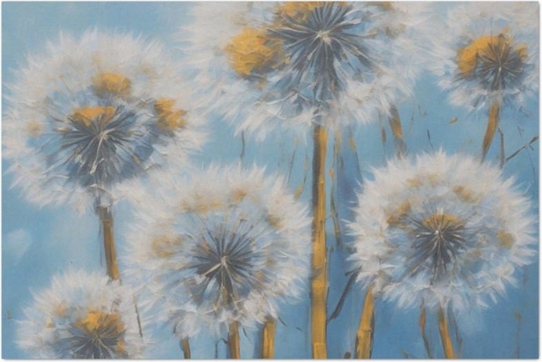 Delightful Dandelions Large Decoupage Tissue Paper 20"x30" - Etsy