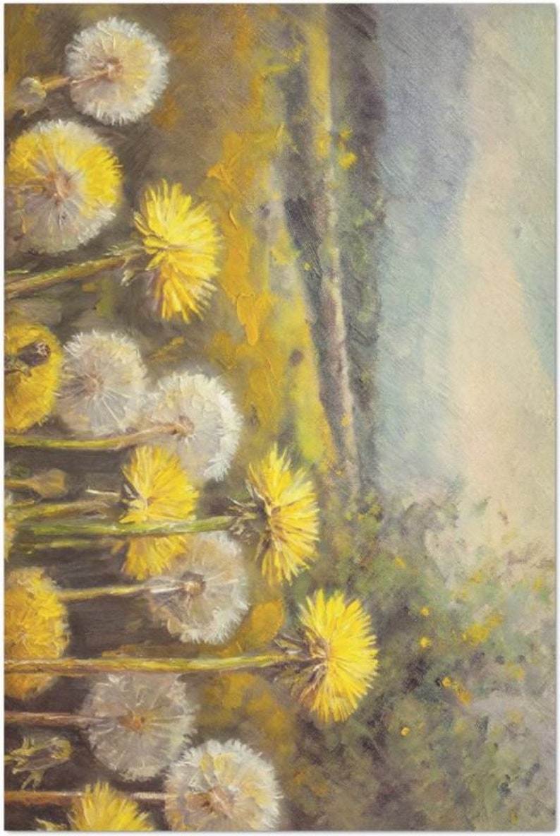 Rustic Dandelions Large Decoupage Tissue Paper 20x30 - Etsy