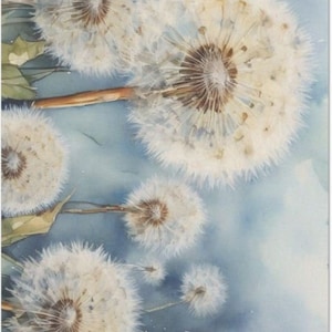 Dandelion Dreams Large Decoupage Tissue Paper 20"x30" - Etsy