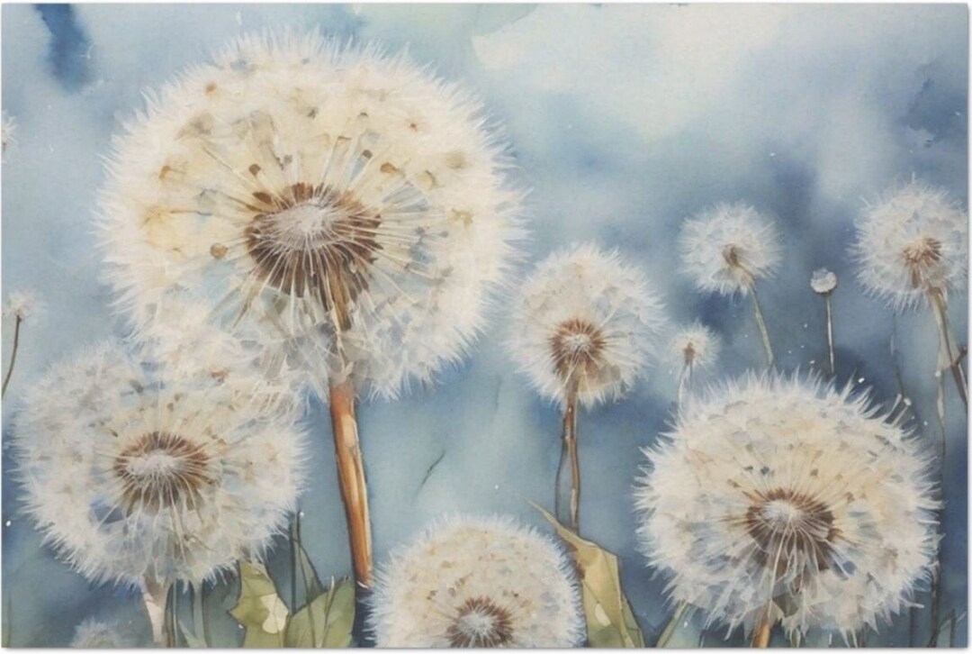 Dandelion Dreams Large Decoupage Tissue Paper 20"x30" - Etsy