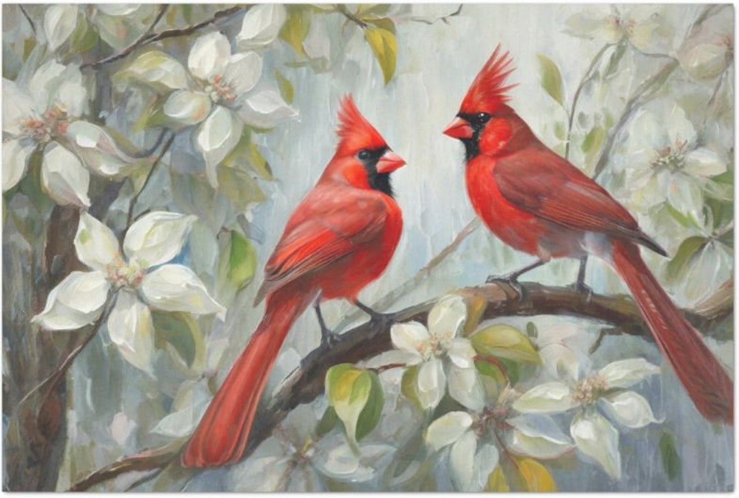 Cardinals in Carolina Decoupage Paper (custom Sizes Available) - Etsy