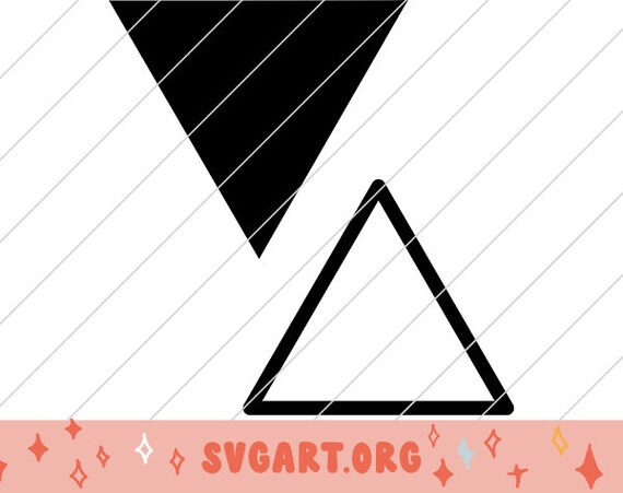 Triangle SVG DXF PNG Triangle Svg Triangle Triangle Cut - Etsy