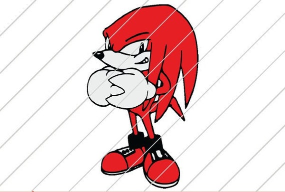 Knuckles SVG Knuckles Knuckles SVG File Sonic Knuckles | Etsy UK