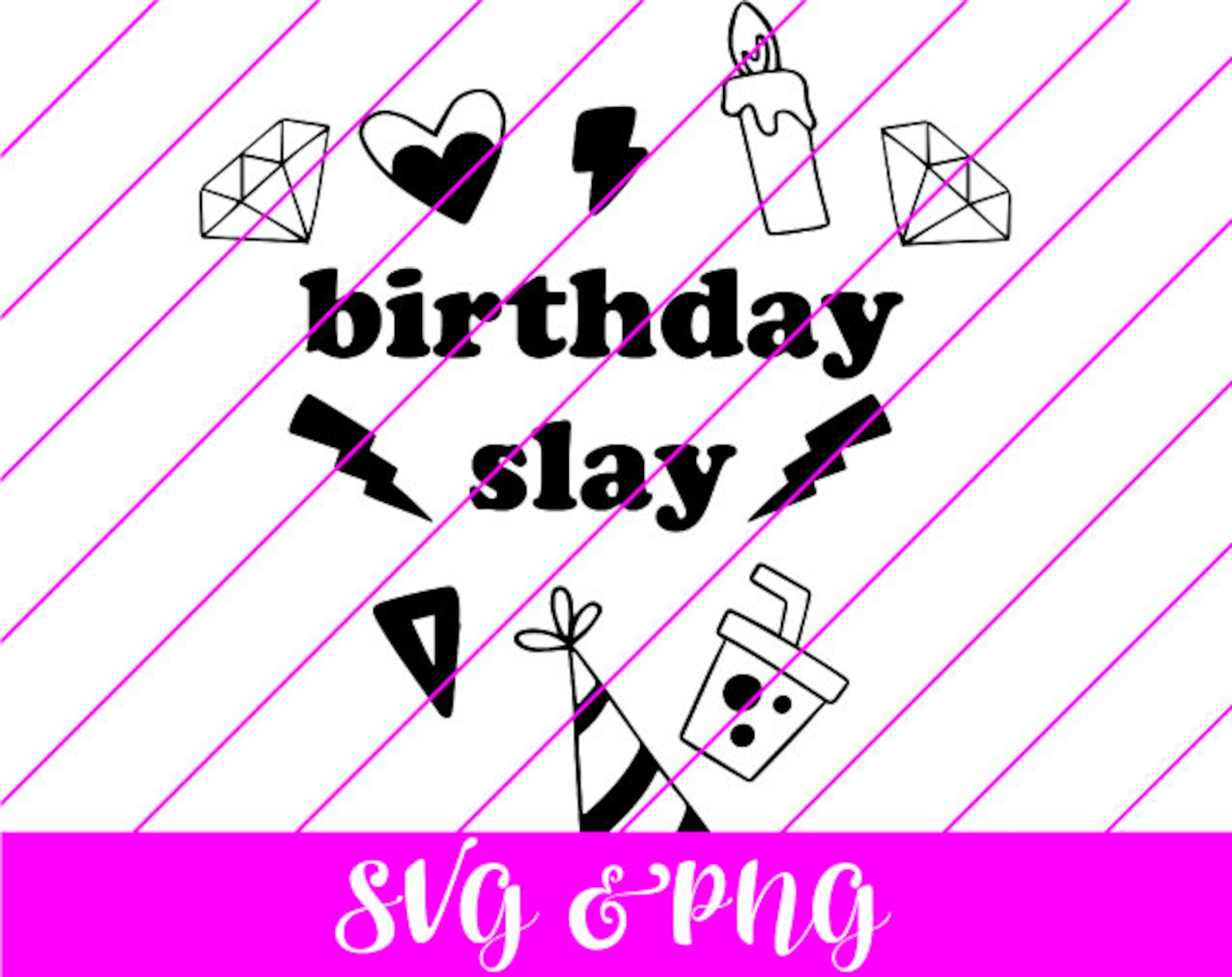 Birthday Slay SVG & PNG Birthday Svg Birthday Girl | Etsy Australia
