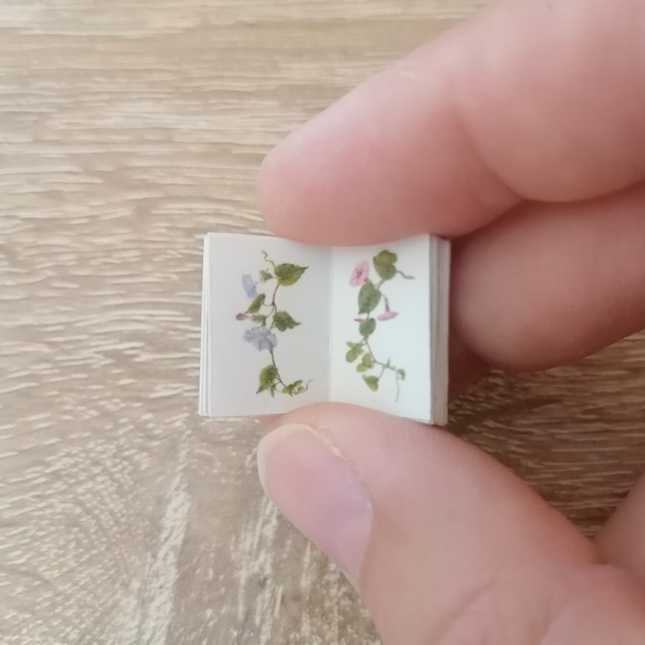 1:12 Scale Miniature FLOWERS Dollhouse Book With 32 Pages DOWNLOAD ONLY ...