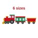 Cute Train Embroidery Design, Children Machine Embroidery Design, Baby ...