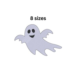 Ghost Embroidery Design, Halloween Embroidery File, Instant Download ...