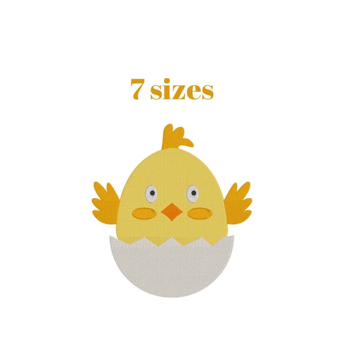 Baby Chick Embroidery Design, Children Machine Embroidery Design ...