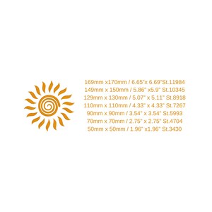 Bundle Sun Embroidery Design. Sun Machine Embroidery. Sun Filled Stitch ...