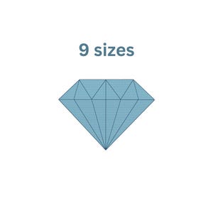 Diamond Embroidery Design. Diamond Machine Embroidery. Diamond Filled ...