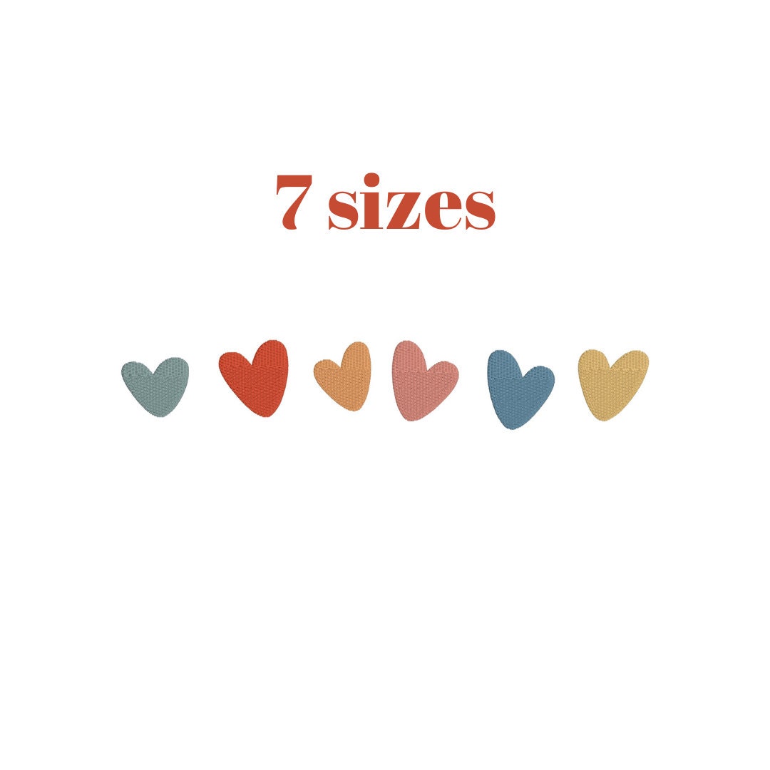 Boho Hearts Border Embroidery Design. Heart Border Machine Embroidery ...