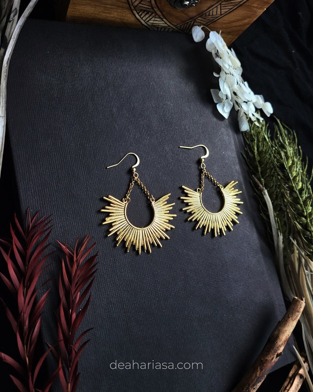 Apollo Sun Earrings, Greek Mythology Earrings, Ancient Roman Inspired ...