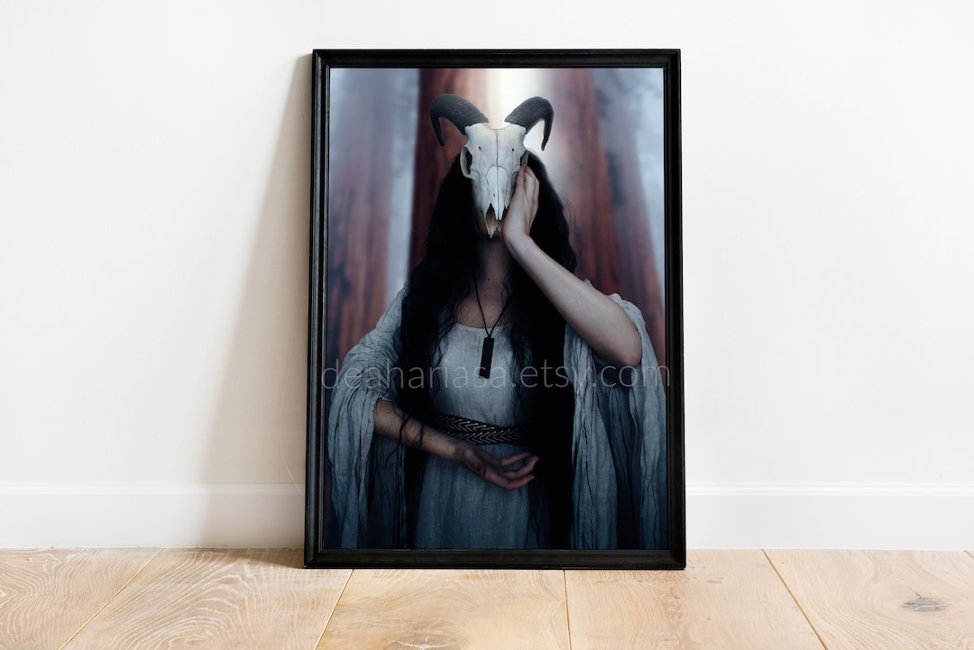 CLEARANCE SALE Witch Art Print Poster Viking Pagan Wicca Nordic Old ...