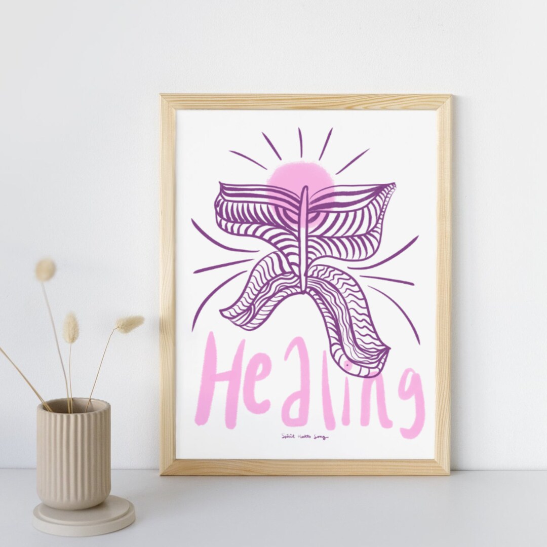Healing Wall Art Light Frequencies Wall Art Healing Positive ...