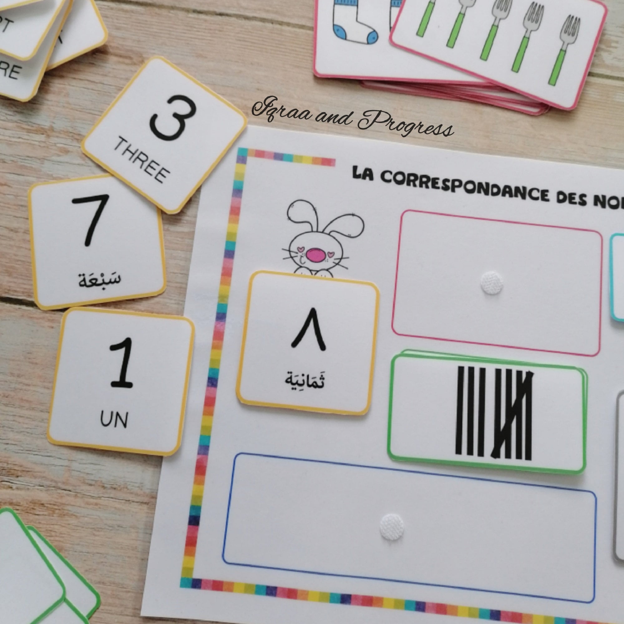 Letter Matching - Number Matching - From 1 to 10 - Different ...