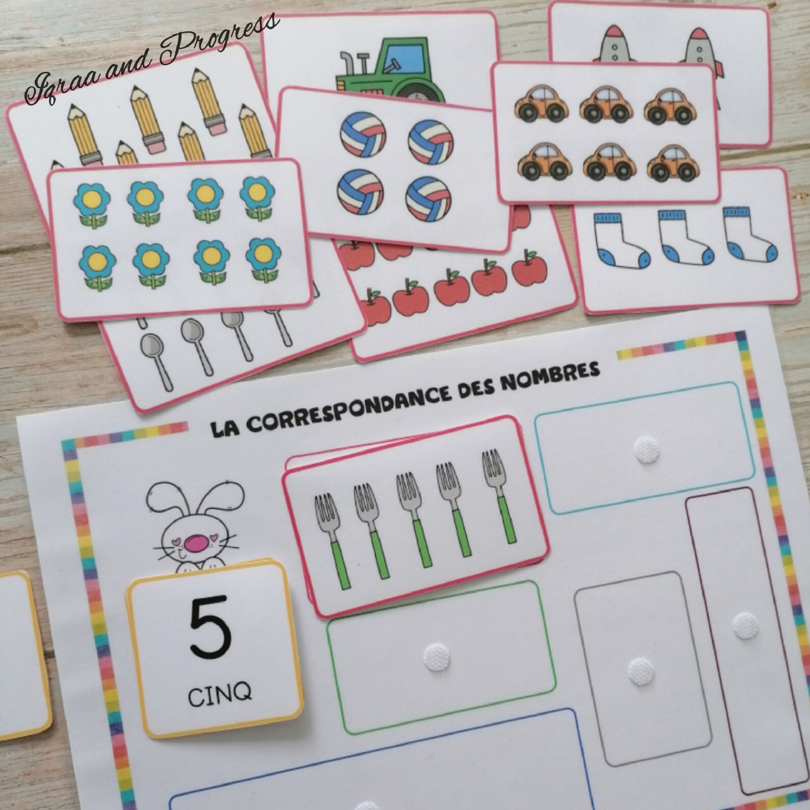 Letter Matching - Number Matching - From 1 to 10 - Different ...