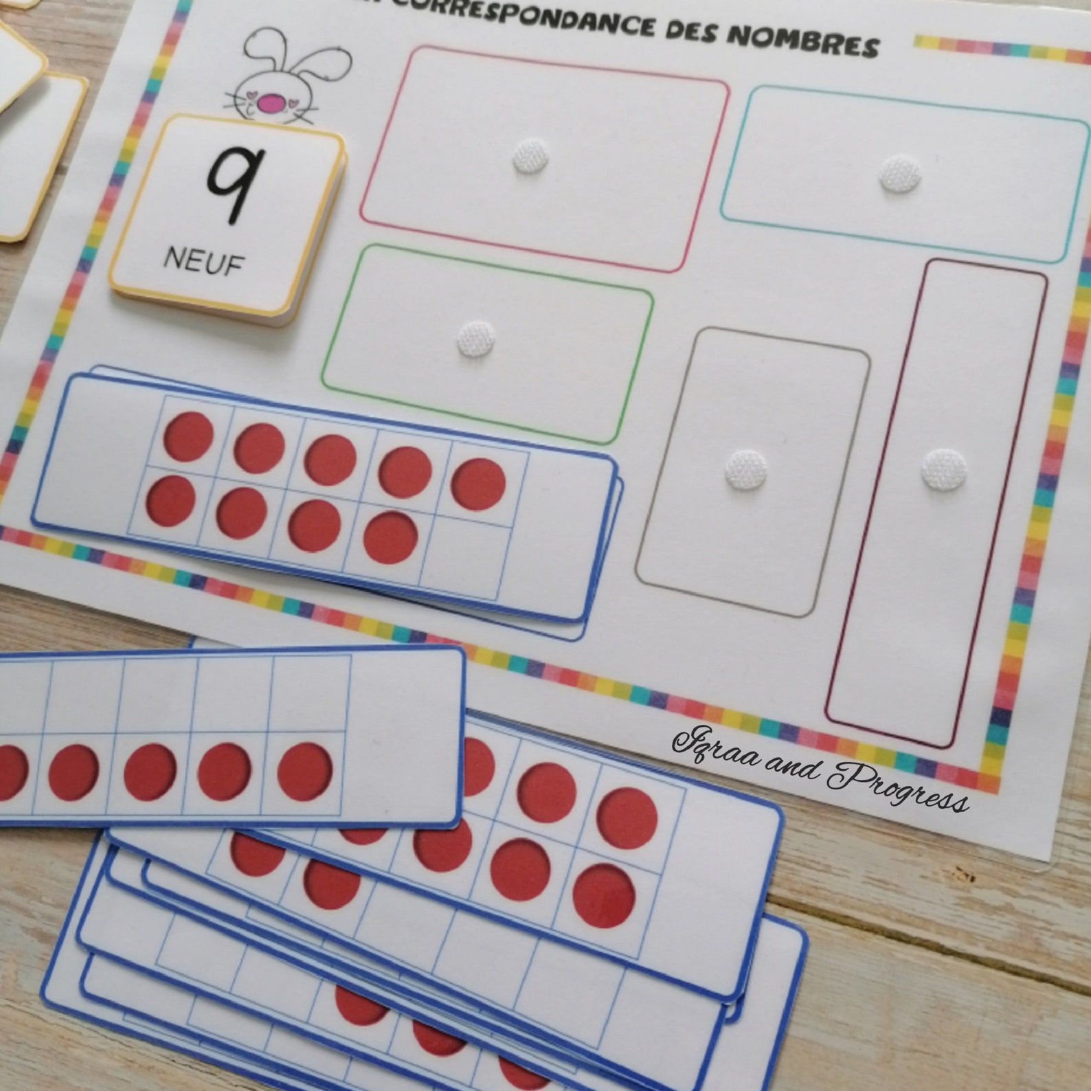 Letter Matching - Number Matching - From 1 to 10 - Different ...