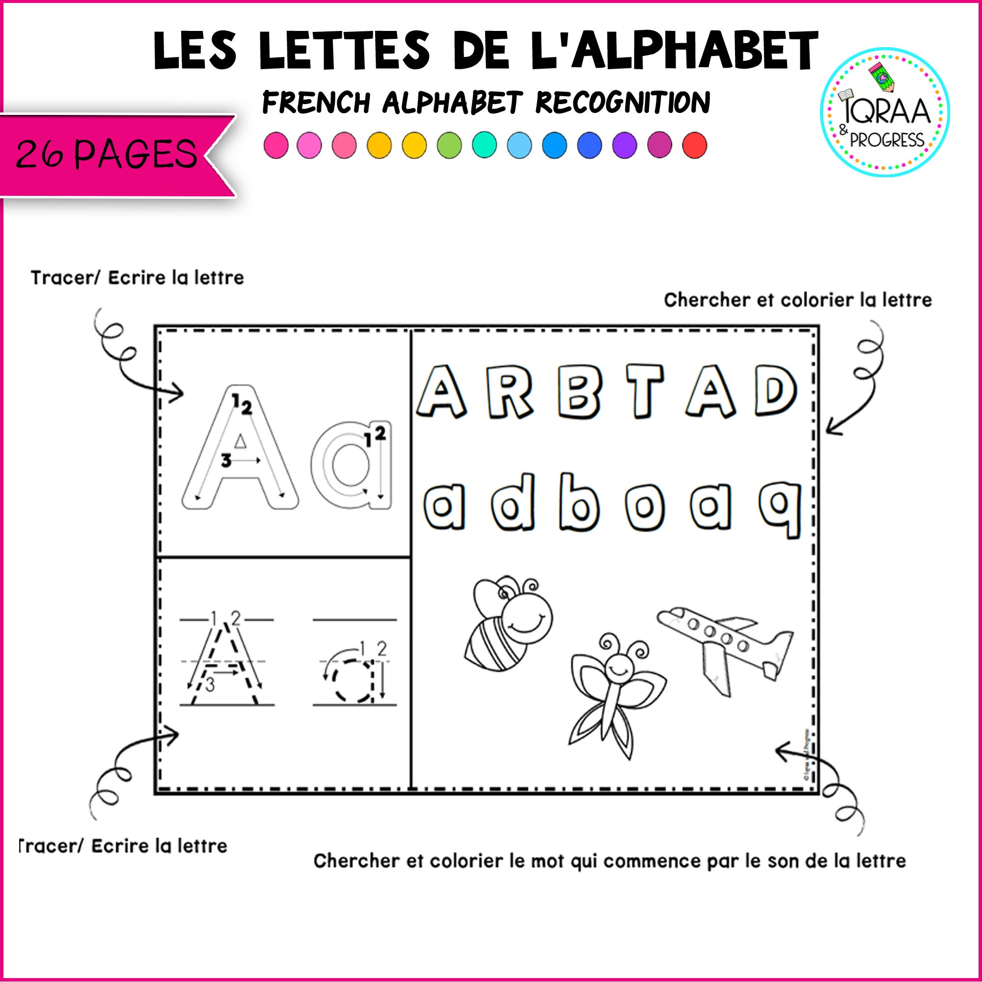 Alphabet Activities - French / French Alphabet Worksheets - Etsy