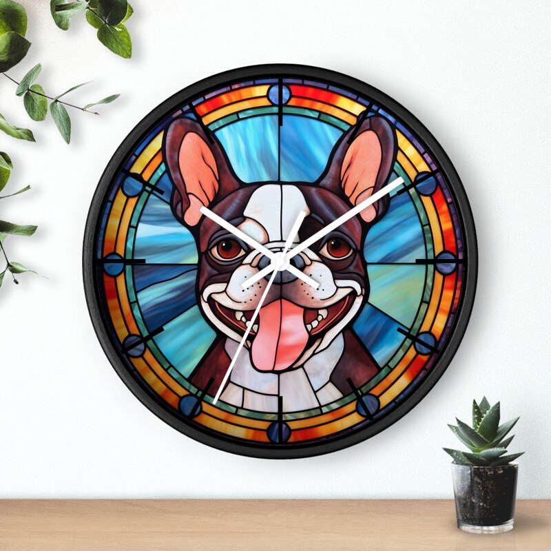 French Bulldog Clock - Etsy