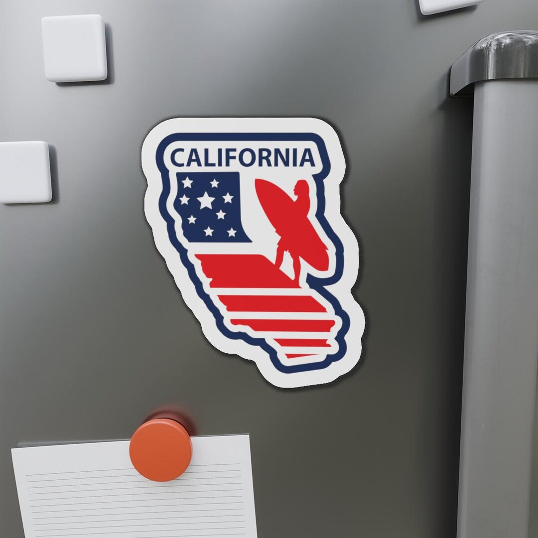 California Die-cut Magnets, Kiss-cut Magnet Set, Fridge Magnets ...