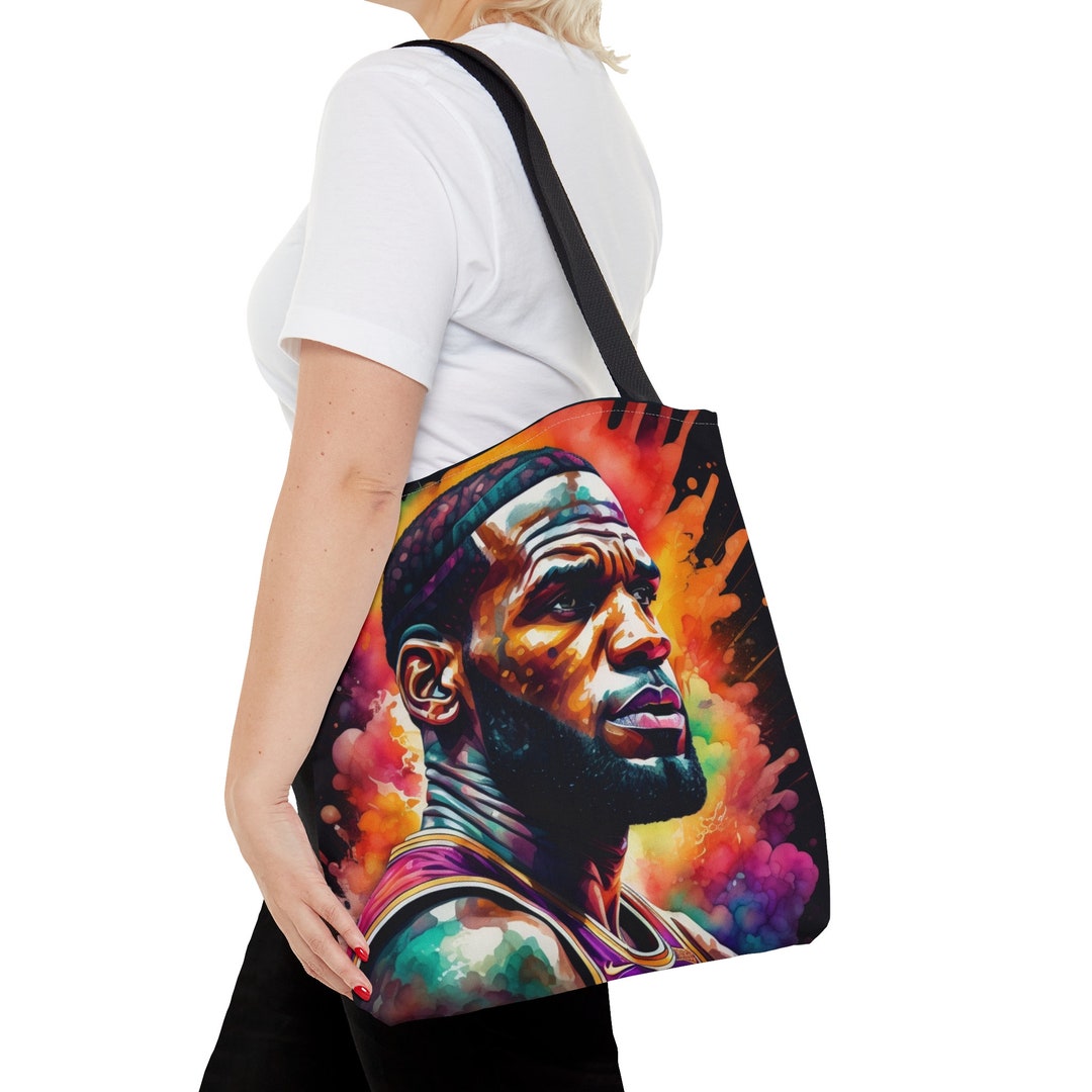 Lebron James Vibrant Art Colors Premium Tote Bag - Etsy