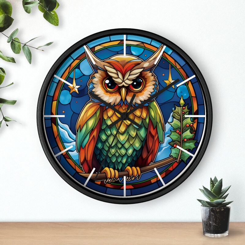 Owl Clock - Etsy