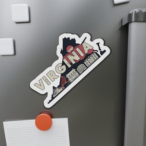 Virginia State Iconic Symbols Die-cut Magnets - Etsy