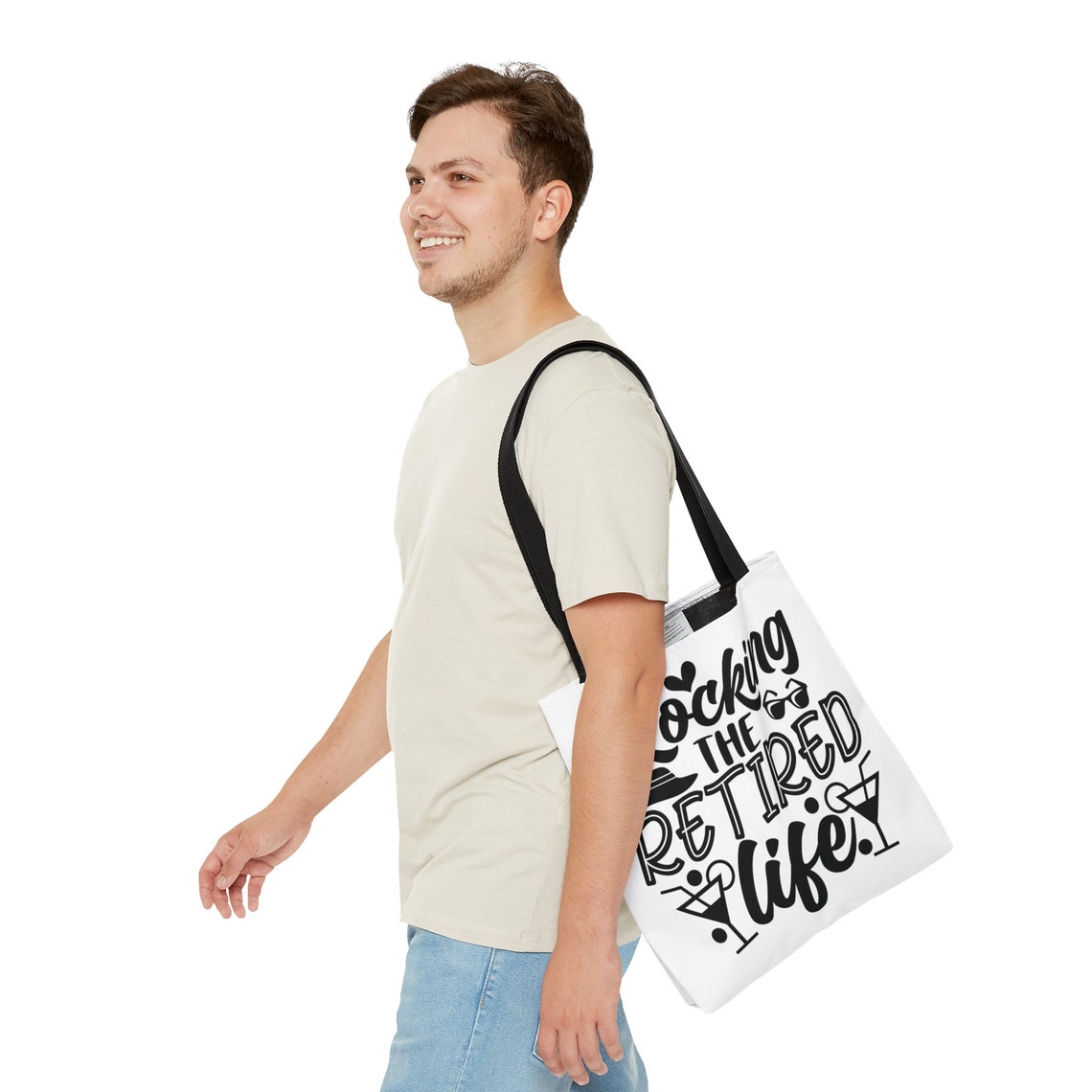 Rocking the Retired Life Funny Retirement Quote Premium Tote Bag - Etsy