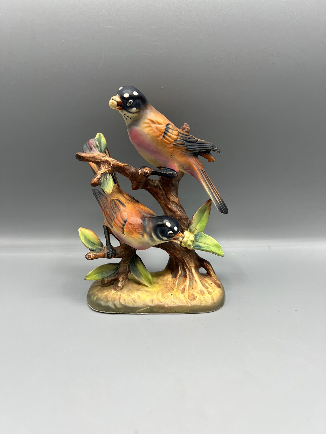 Rare Vintage NAPCO Robin 3909 Porcelain Birds Great Condition From the ...