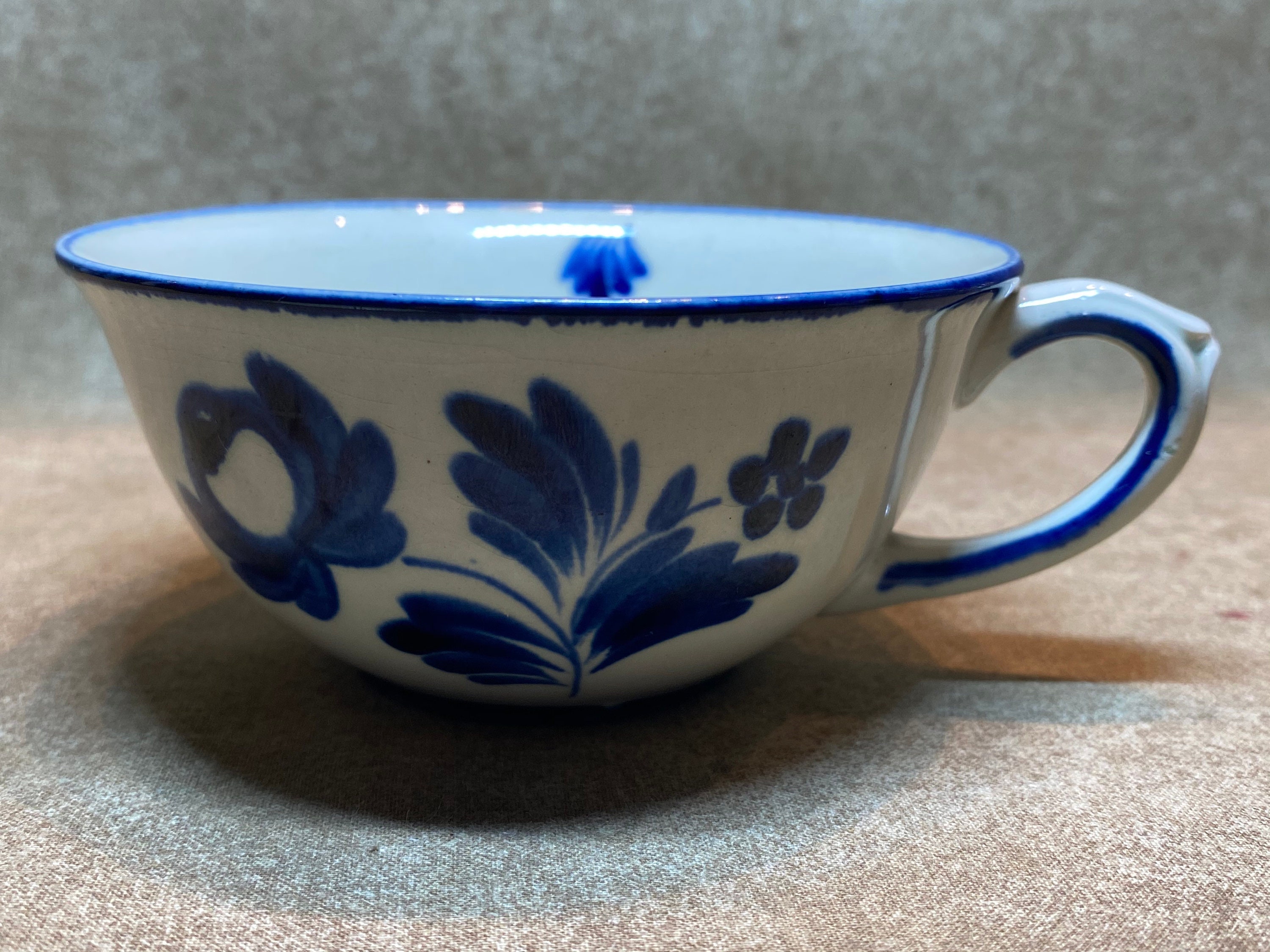 Delft Tea Cup & Saucer Plateelbakkerij Zuid Holland | Etsy