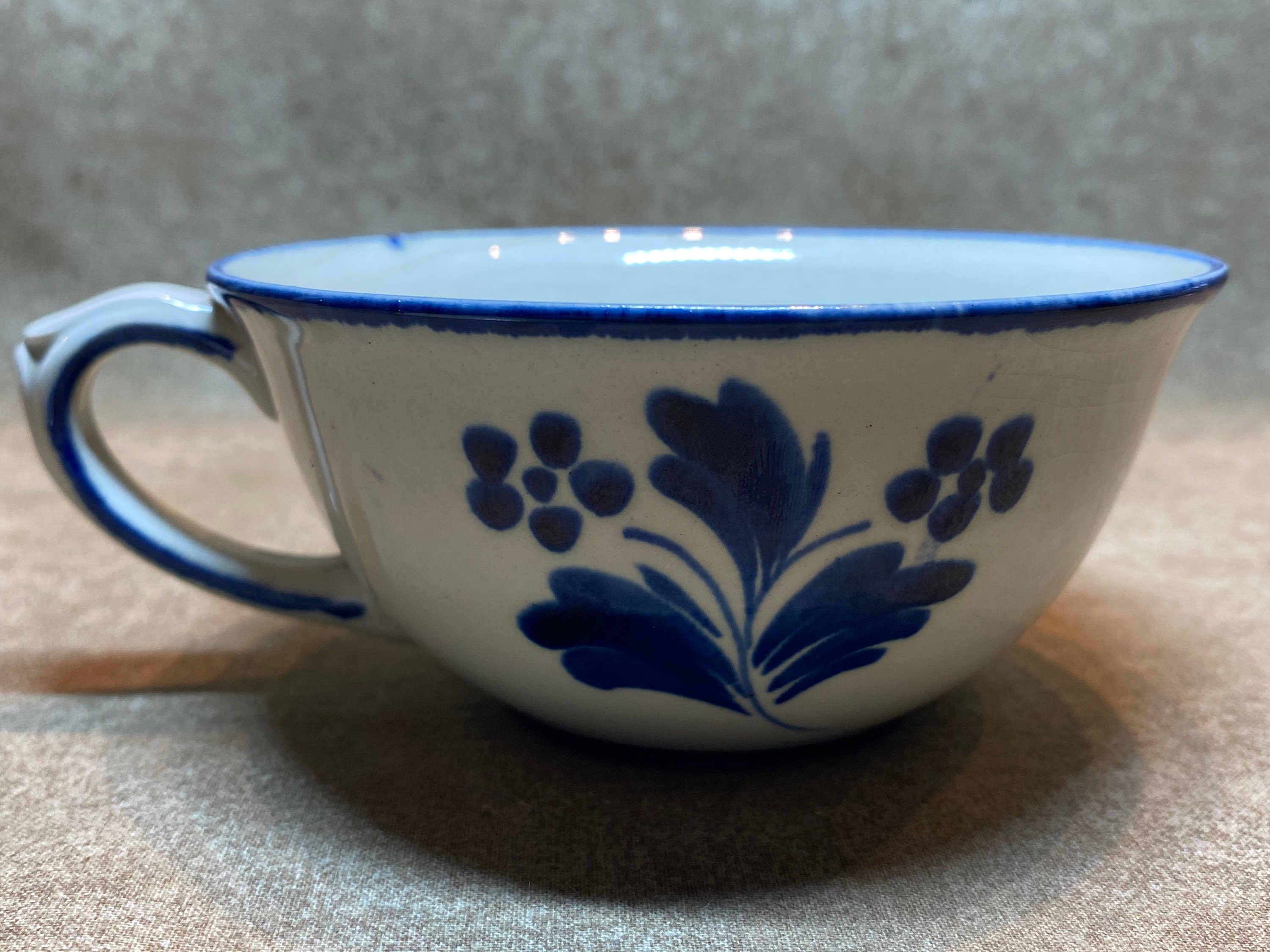 Delft Tea Cup & Saucer Plateelbakkerij Zuid Holland | Etsy