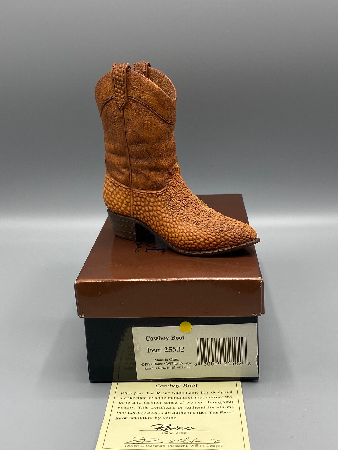 Just the Right Shoe Cowboy Boot - Etsy