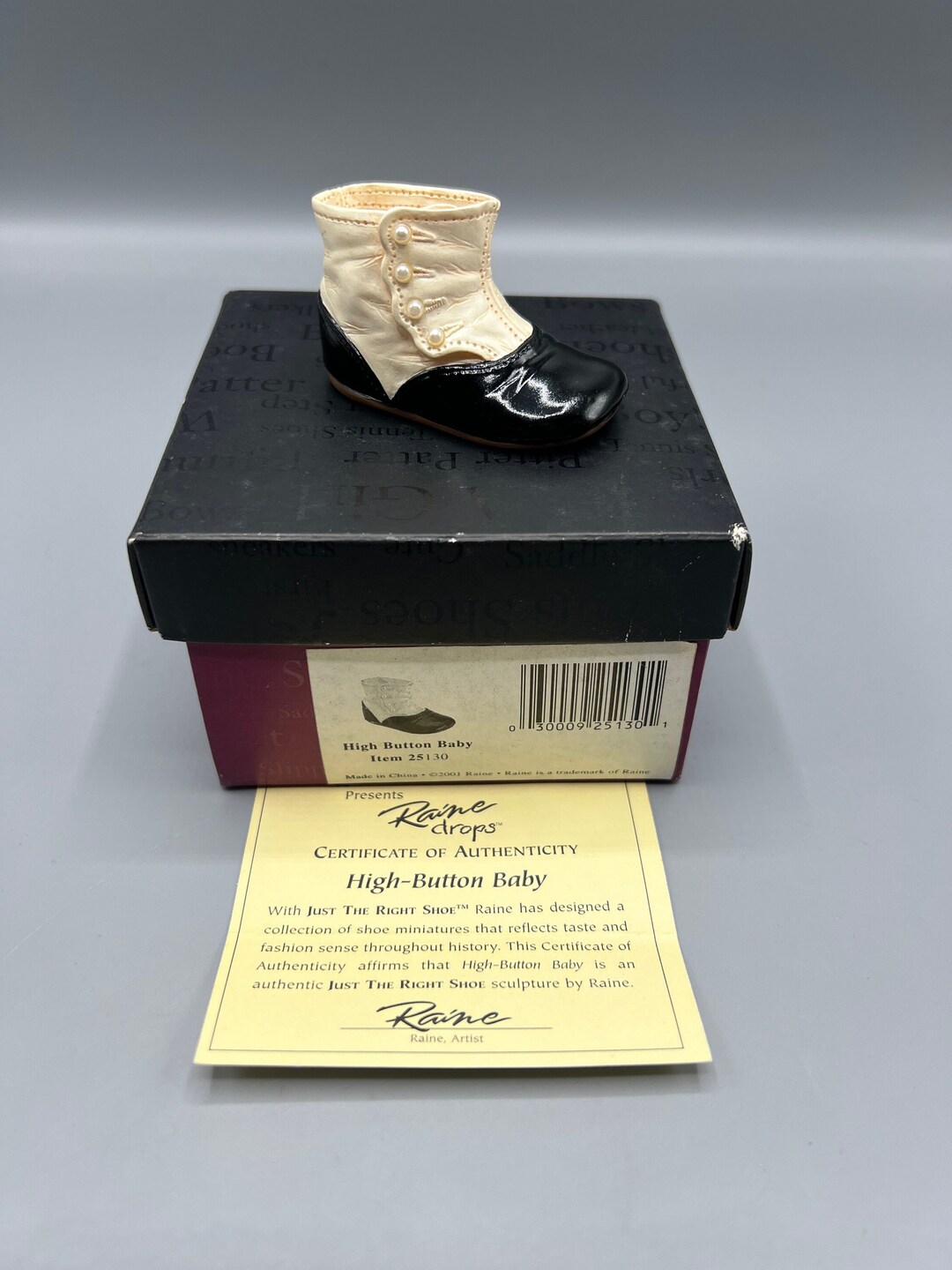 Just the Right Shoe Raine Drops High Button Baby - Etsy