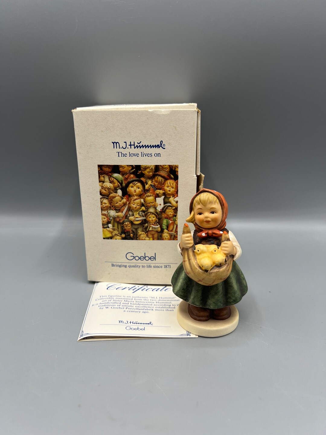 Vintage Goebel Hummel “chicken-licken” 385/4/0 - TMK6 - First Issue ...