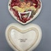 Teleflora Heart Shaped Ceramic Roses Cherubs Angels Trinket Jewelry ...