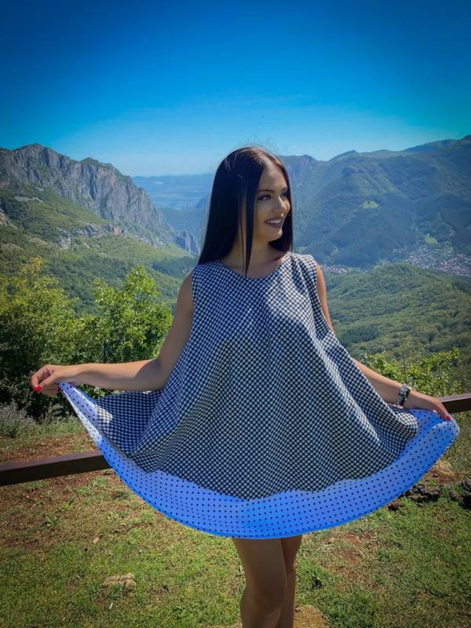 Mini Tunic Dress / Short Polka Tunic Dress / Above Knee White - Etsy