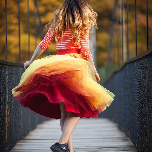 Full Tulle Skirt - Etsy