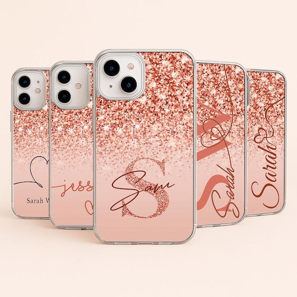 Rose Gold Phone Case - Etsy