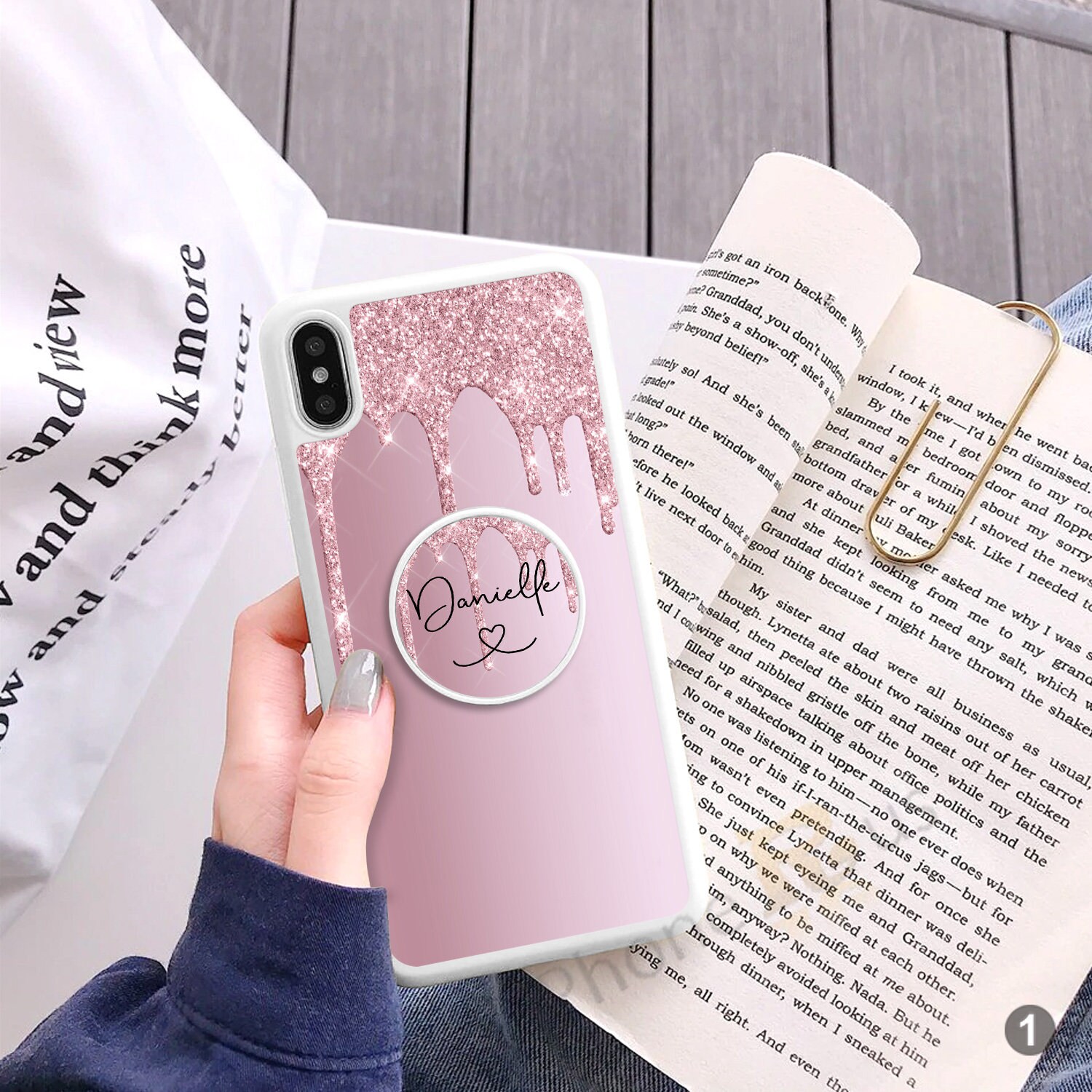 Personalised Any Name Phone Case Cover and Pop up Texting and - Etsy UK